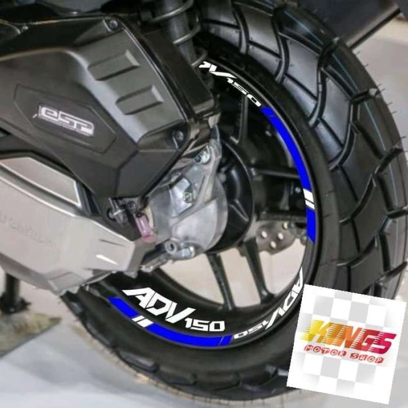 Promo Stiker Velg Sticker Motor Decal Honda Adv 150 Diskon 33% Di ...