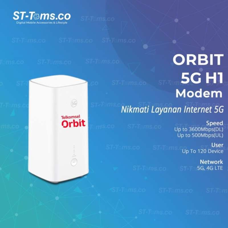 Jual Telkomsel Orbit 5g H1 Modem Router Wifi Free Kuota Telkomsel H155 ...