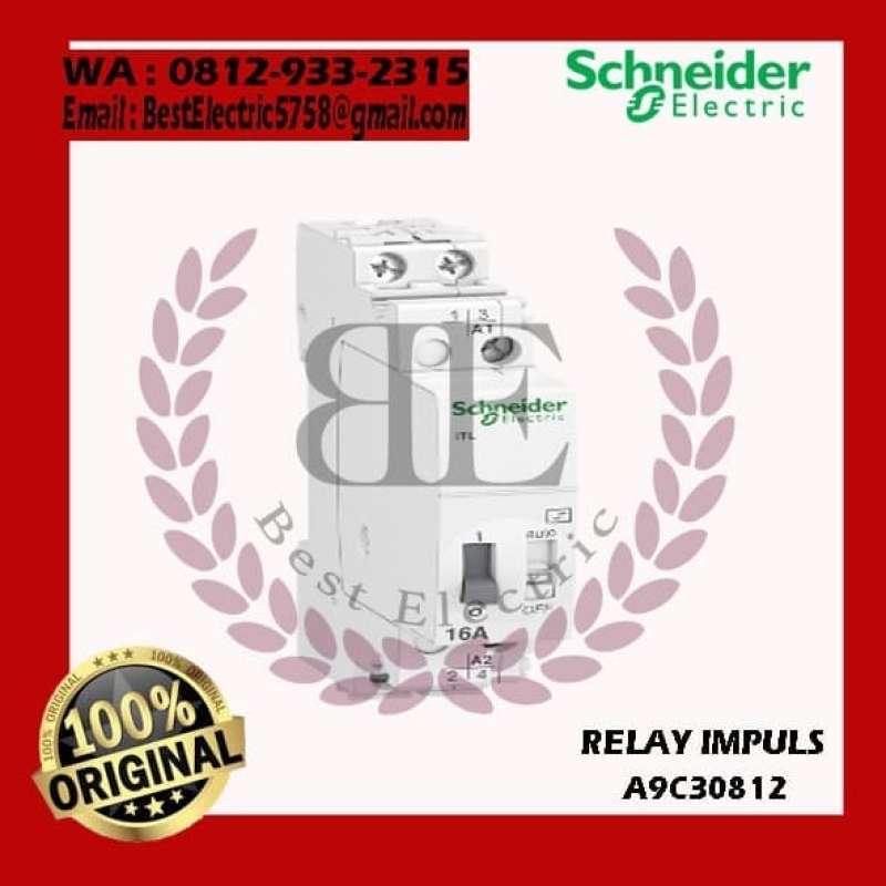 Promo iTL Relay Impuls / iTL Impuls Relay / A9C30812 2NO 16A 240Vac ...