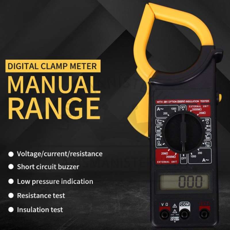 Promo Tang Ampere Digital DT266 Digital Clamp Meter DT266 Diskon 23% di Seller Gamora store ...