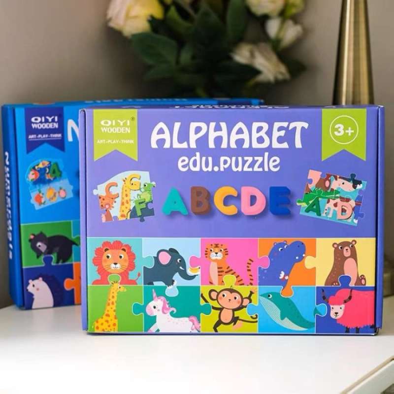 Promo Qiyi Edu Puzzle 2in1 Alphabet Dan Numerik/huruf Dan Angka Diskon ...