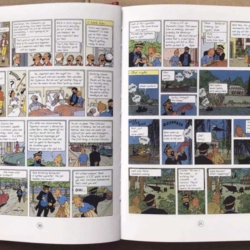Promo THE ADVENTURES OF TINTIN COMPLETE COLLECTOR EDITION SET OF 8 ...