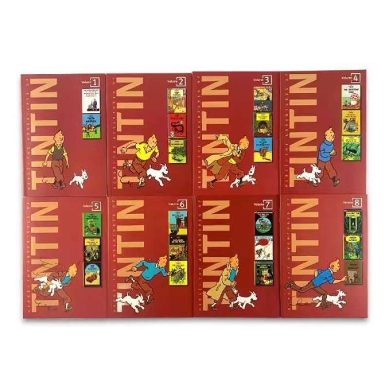 Promo THE ADVENTURES OF TINTIN COMPLETE COLLECTOR EDITION SET OF 8 ...