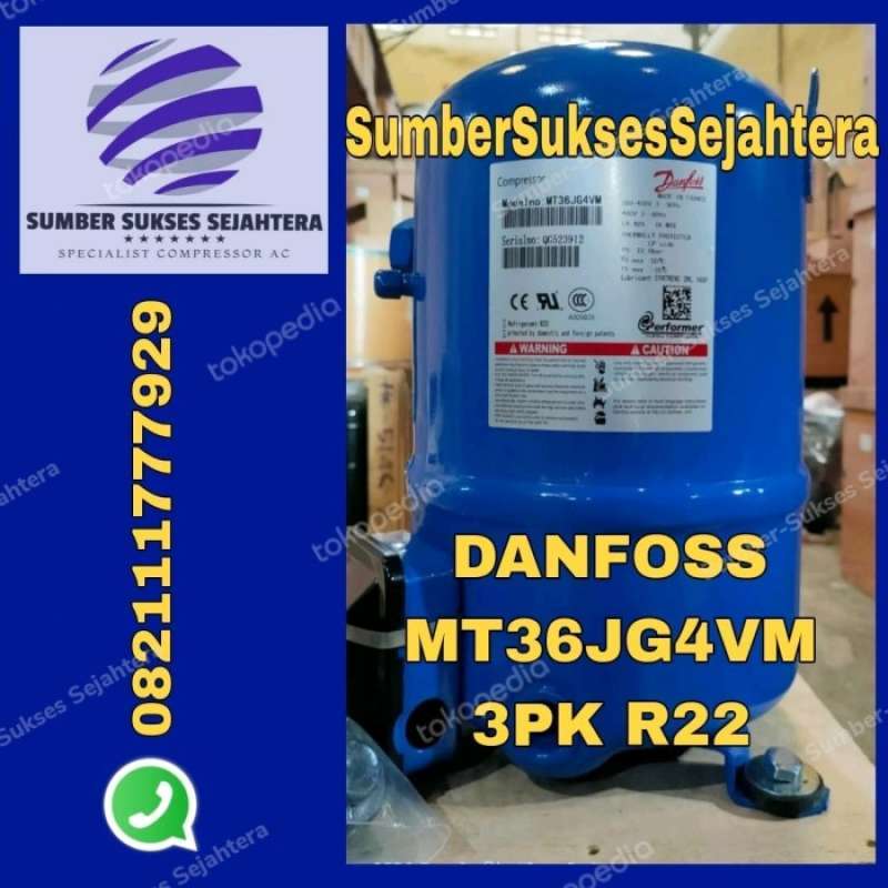 Promo COMPRESSOR DANFOSS PISTON MT36/MT36JG4VM R22 Diskon 23% di Seller ...