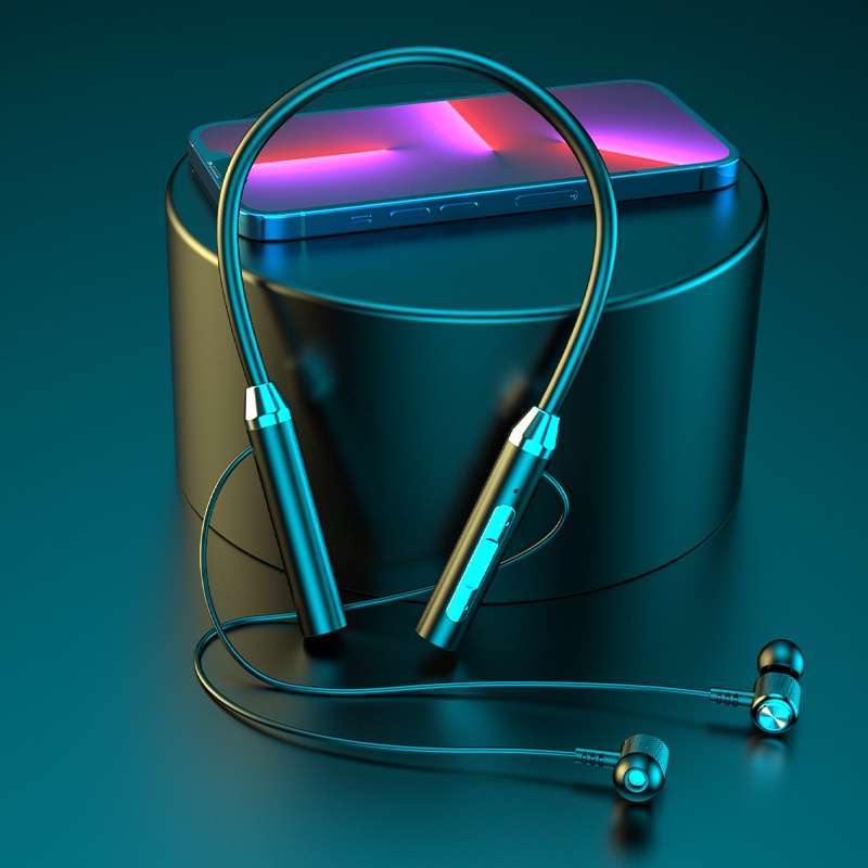 Jual Headset Bluetooth Wireless Sport Dengan Model Gantung Leher ...