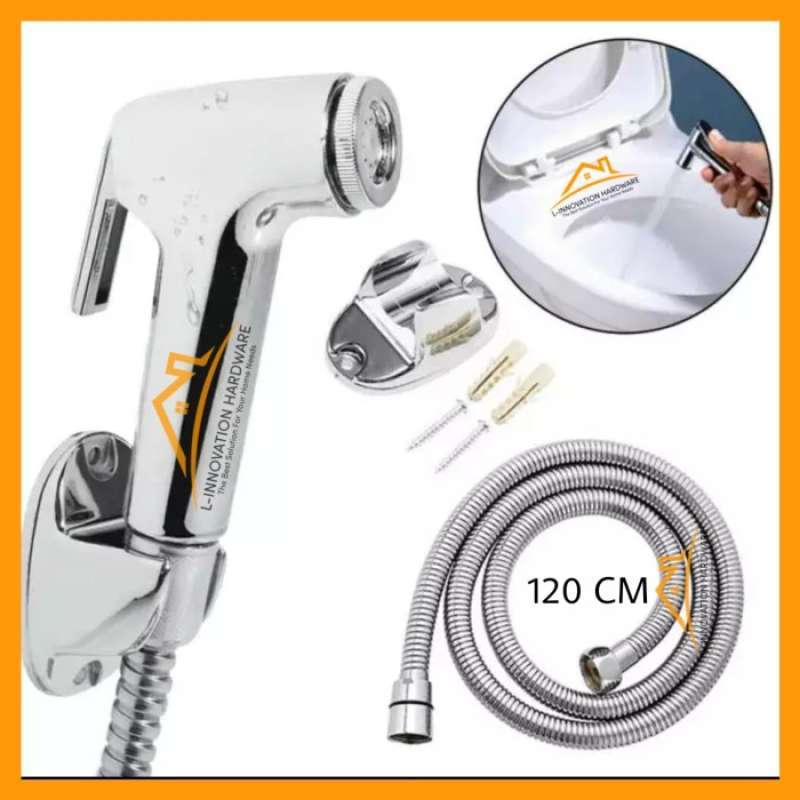 Jual Jet Shower Toilet Bidet Washer Spray Closet Semprotan Cebok Kloset ...