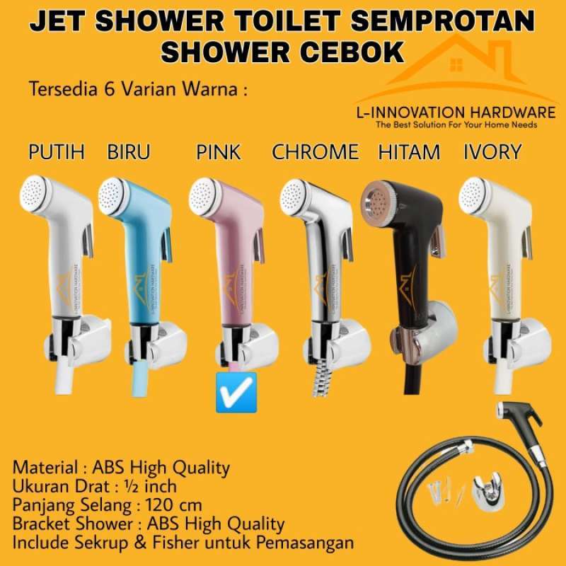 Jual Jet Shower Toilet Bidet Washer Spray Closet Semprotan Cebok Kloset ...