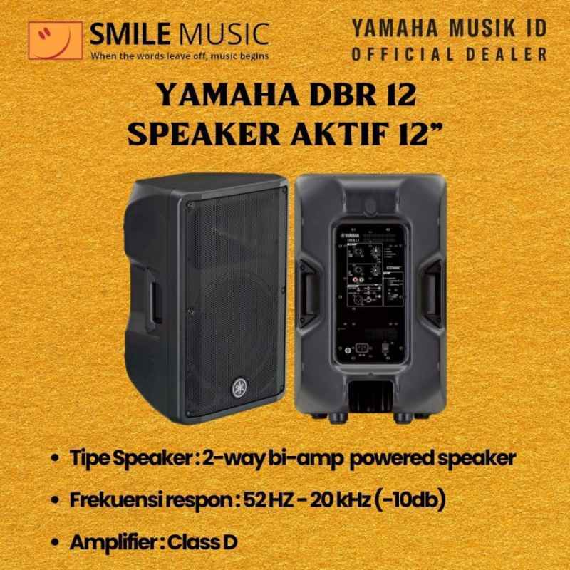 Promo Yamaha Dbr12 / Dbr 12 Speaker Aktif Diskon 16% Di Seller Smile ...