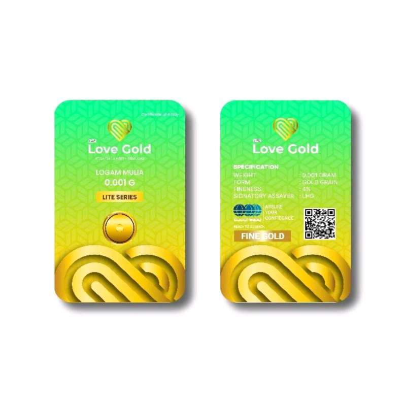 Jual Lovegold 0.001gr Logam Mulia Emas Mini Di Seller Juragan Arab Emas ...