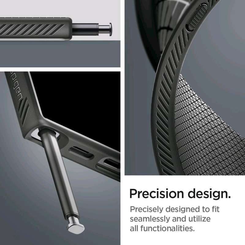 Jual Case Samsung Galaxy S24 Ultra 5G Spigen Liquid Air Armor Anti Crack Casing - Black di ...