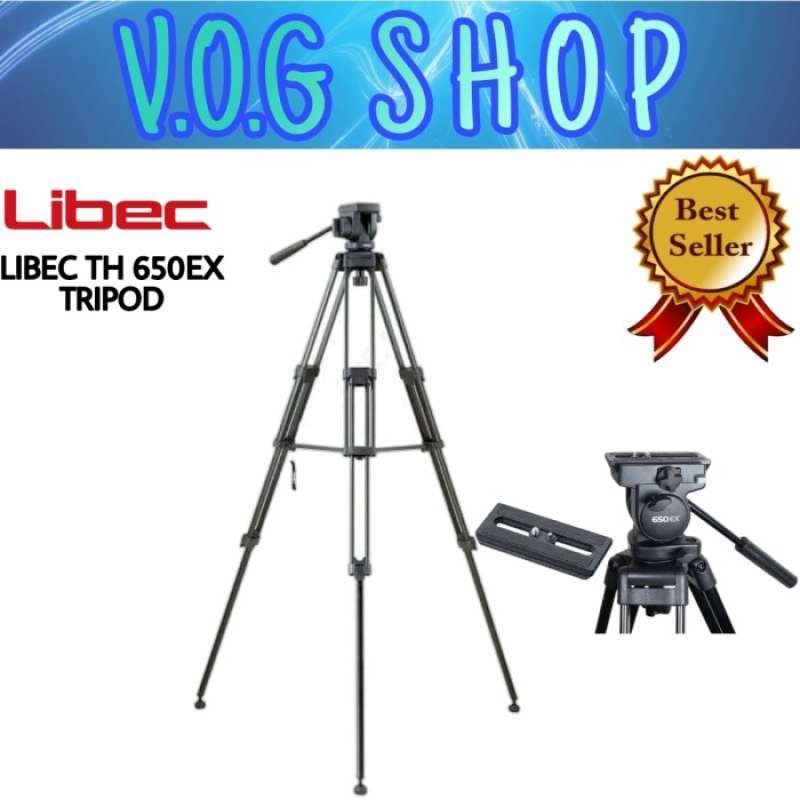Promo Tripod Handycam Professional Libec Th 650 Ex Diskon 23% Di Seller Azurestore - Kebon ...