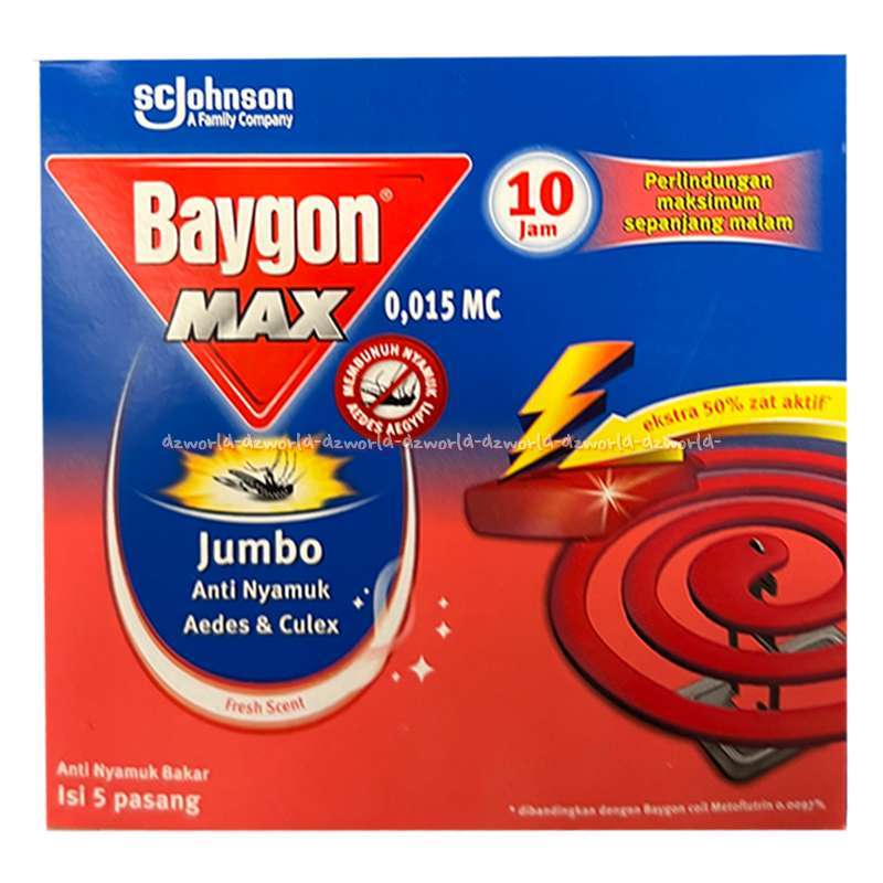 Jual Baygon Max Jumbo Anti Nyamuk Bakar Hingga 10 Jam Obat Nyamuk Bakar ...