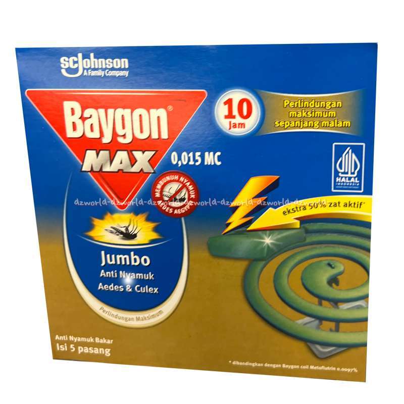 Jual Baygon Max Jumbo Anti Nyamuk Bakar Hingga 10 Jam Obat Nyamuk Bakar ...