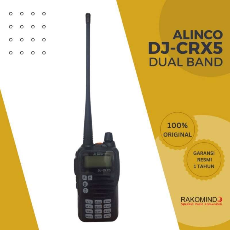 Promo Ht Alinco Dj-Crx5 Dual Band Vhf Dan Uhf Resmi Dijamin New Diskon 4% di Seller Kuniy Store ...