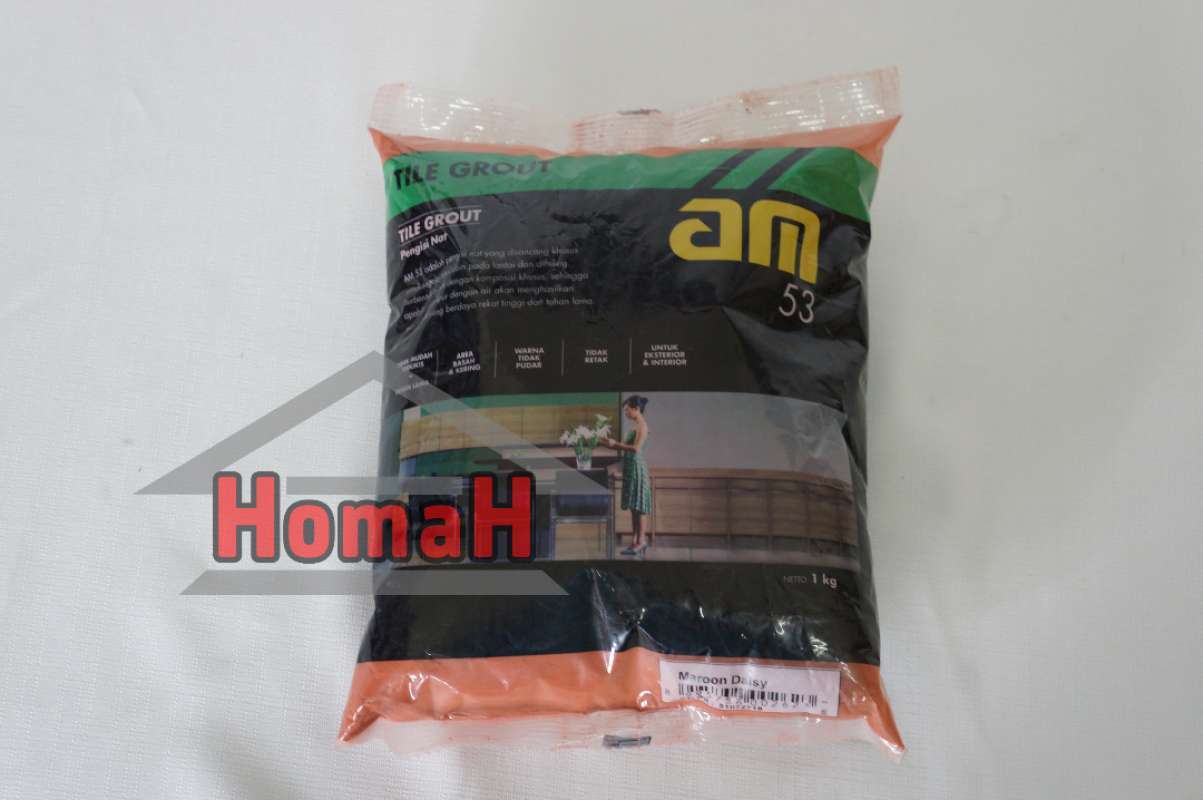 Jual Am53 Tile Grout Pengisi Nat Keramik Oker 1 Kg - Maroon Daisy Di ...