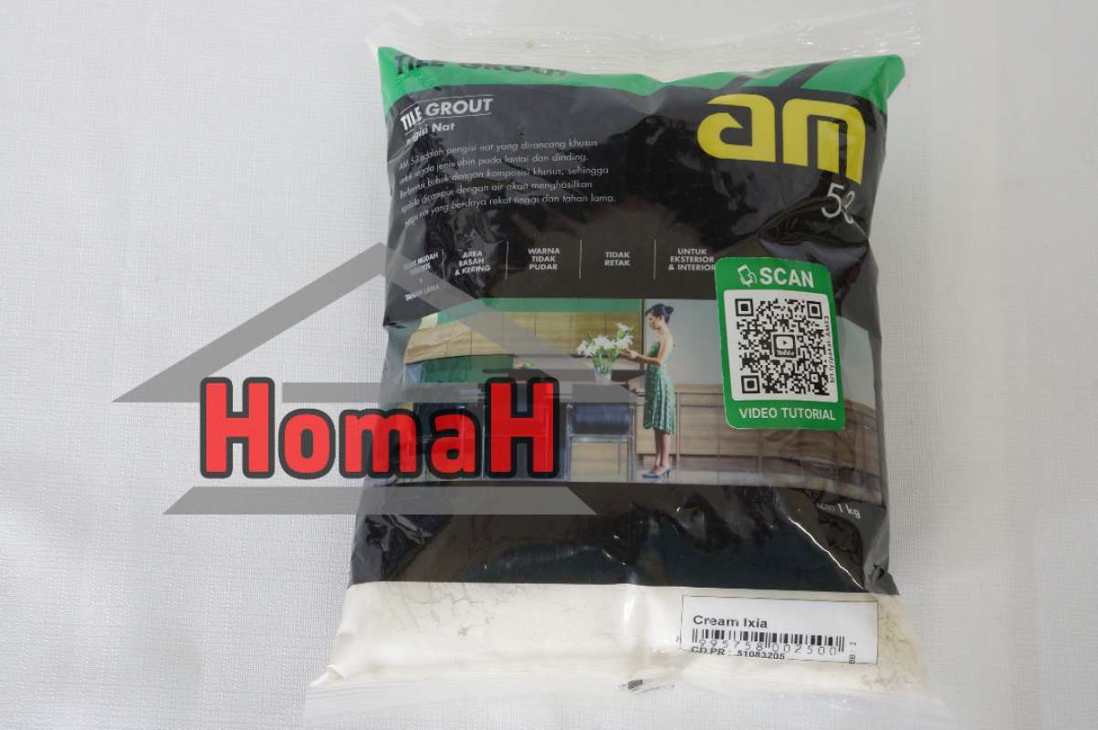 Jual Am53 Tile Grout Pengisi Nat Keramik Oker 1 Kg - Maroon Daisy Di ...