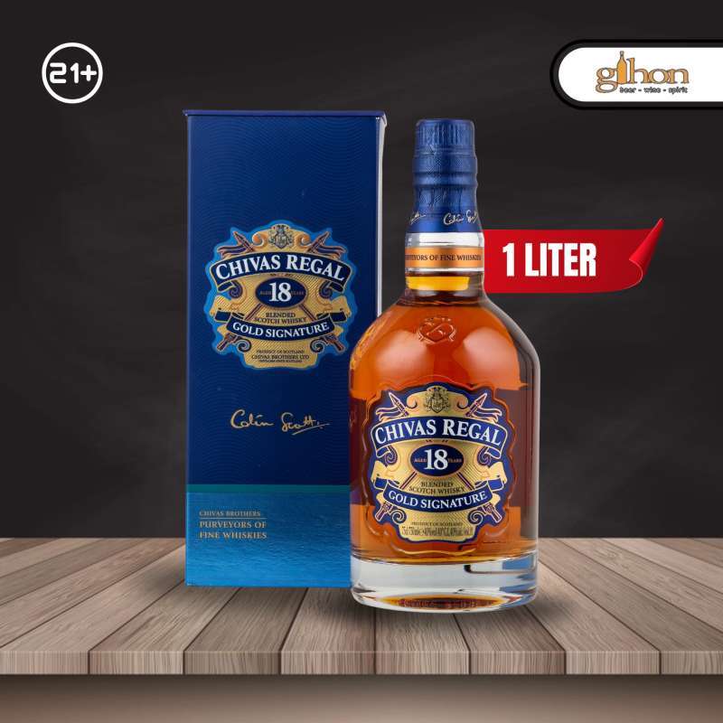 Jual Chivas Regal 18 Years Old Blended Scotch Whisky 1000ml Di Seller ...