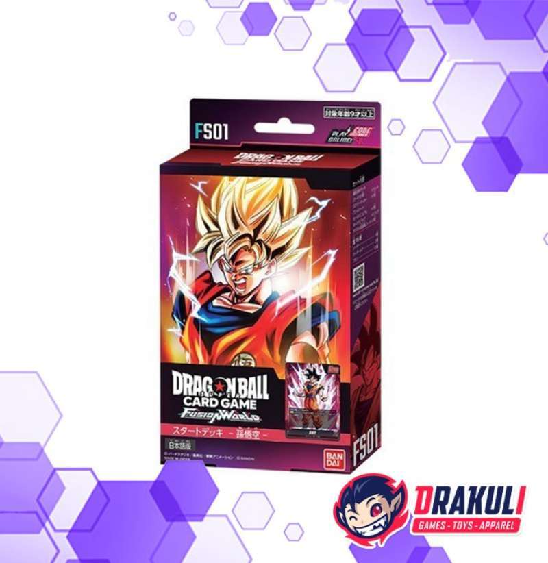 Jual Dragon Ball Card Game Starter Deck Fusion World - Son Goku FS01 di Seller Drakuli Games ...