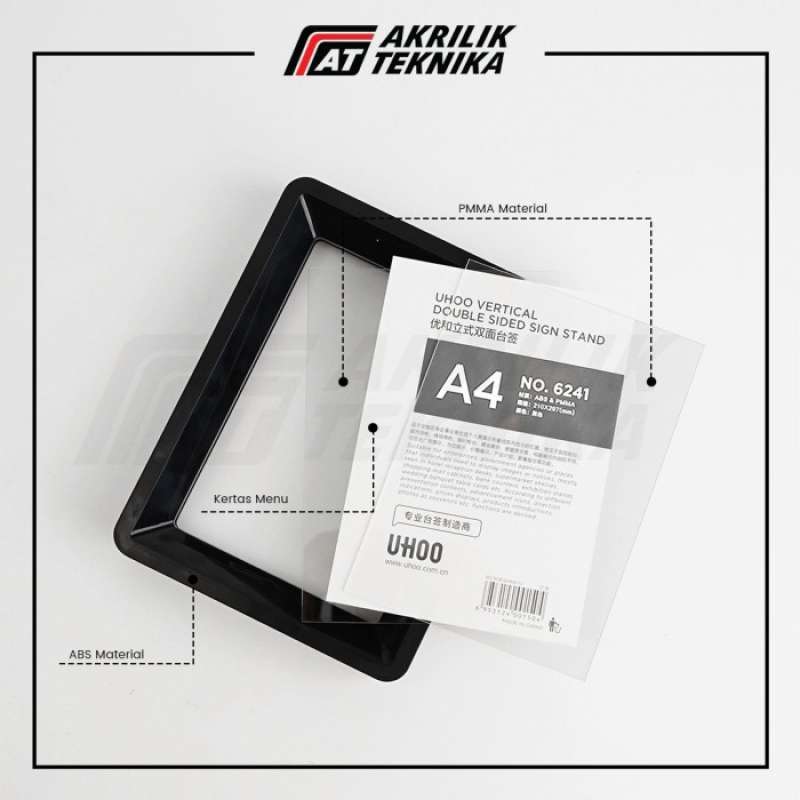 Jual Standing Sign A4 / Display Tempat Brosur / Tent Card Holder ...