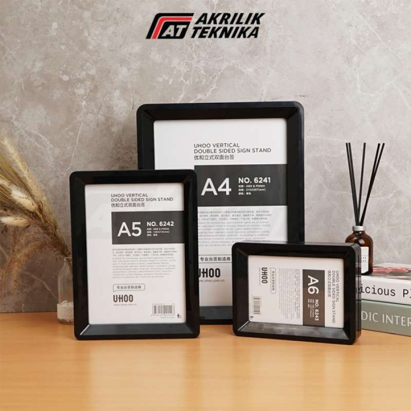 Jual Standing Sign A4 / Display Tempat Brosur / Tent Card Holder ...