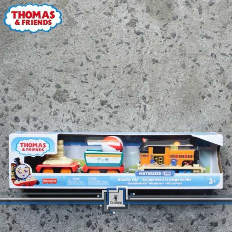 Jual Thomas And Friends Motorized Beachy Nia & With Carriages Gerbong ...