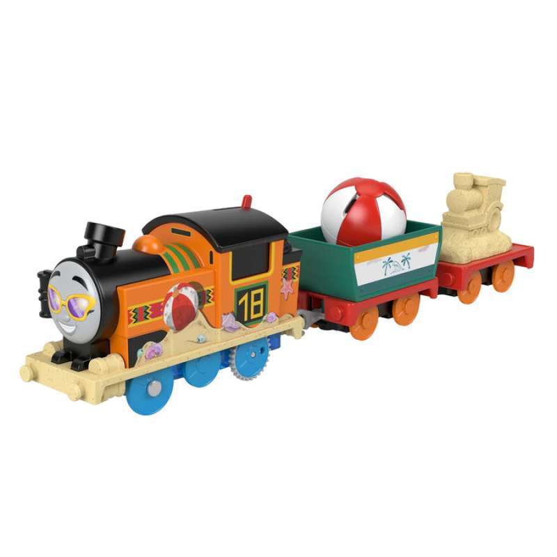 Jual Thomas And Friends Motorized Beachy Nia & With Carriages Gerbong ...