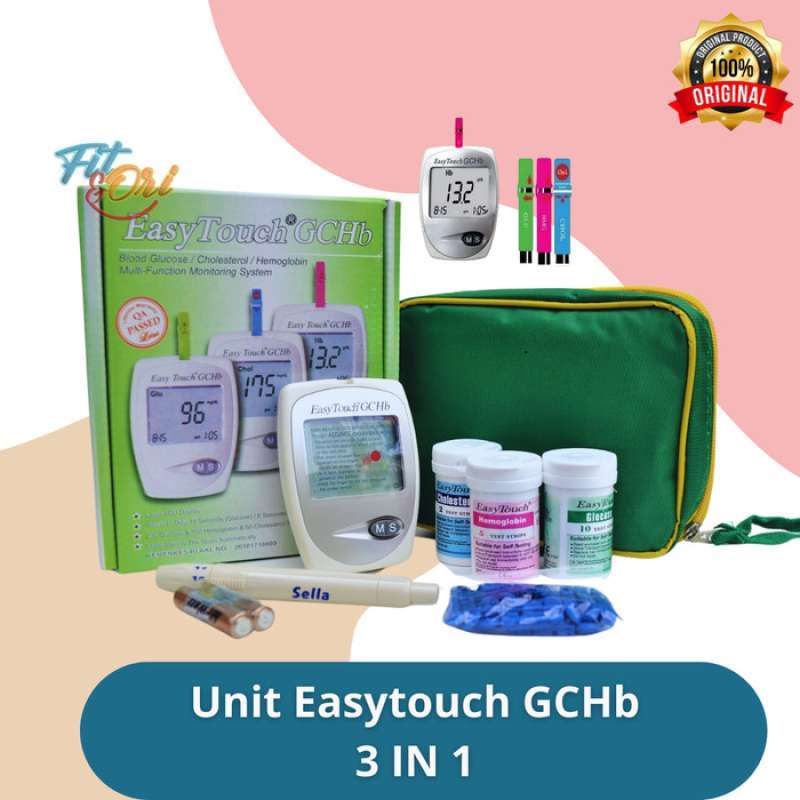 Promo Easy Touch GCHb / Easytouch alat cek gula, kolesterol, hemoglobin ...