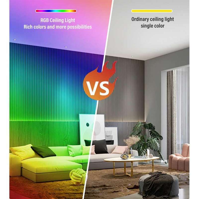 Jual Moesdal Lampu Plafon Minimalis Led Smart Lamp Rgbcw 220v 24w Skcl ...