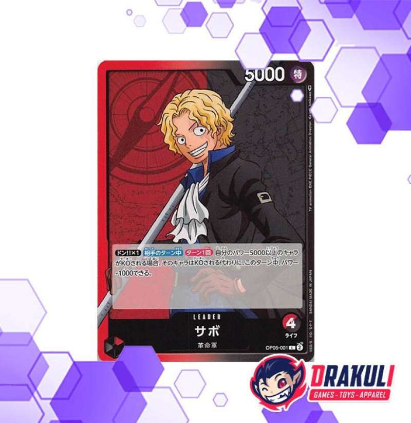 Jual One Piece Card Game - Sabo Op05-001 L Di Seller Drakuli Games ...