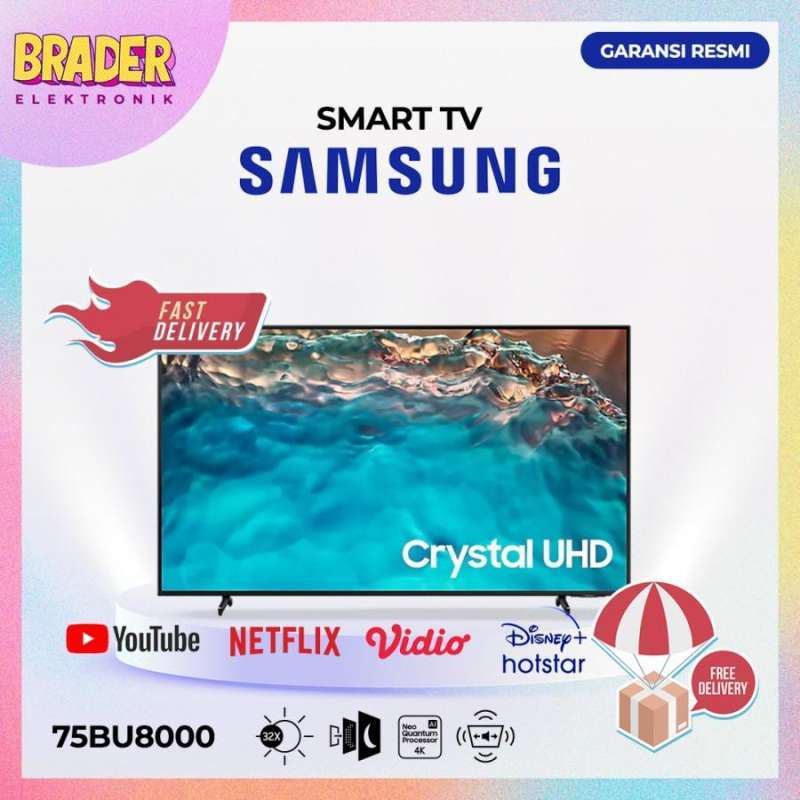 Jual Samsung 75bu8000 75 Inch Crystal Uhd 4k Smart Tv Di Seller Brader Elektronik - Tugu, Kota ...