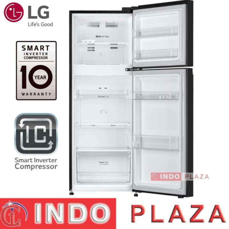 Jual Kulkas Lg 2 Pintu Smart Inverter + Linear Cooling Gv-b212pqmb Di Seller Indo Plaza - Indo ...