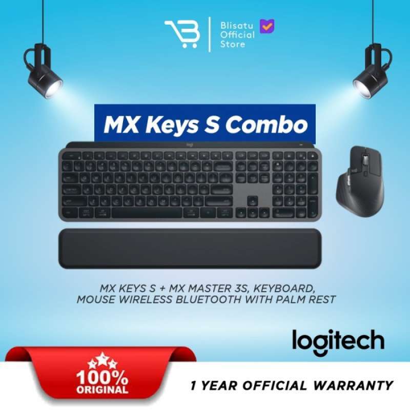Promo Logitech Mx Keys S Combo Mx Keys S Mx Master S Keyboard Dan Mouse Diskon Di