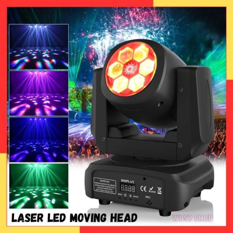 Promo Lampu Sorot Disko Panggung Tembak Laser Led Beam Moving Head Lighting Diskon 50% Di Seller ...