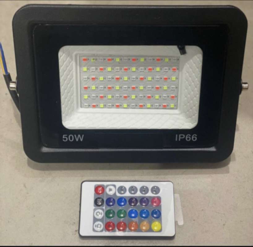 Promo Lampu Sorot Led 50 Watt 50w Rgb Led Panggung 50 W Warna Warni Rgb ...