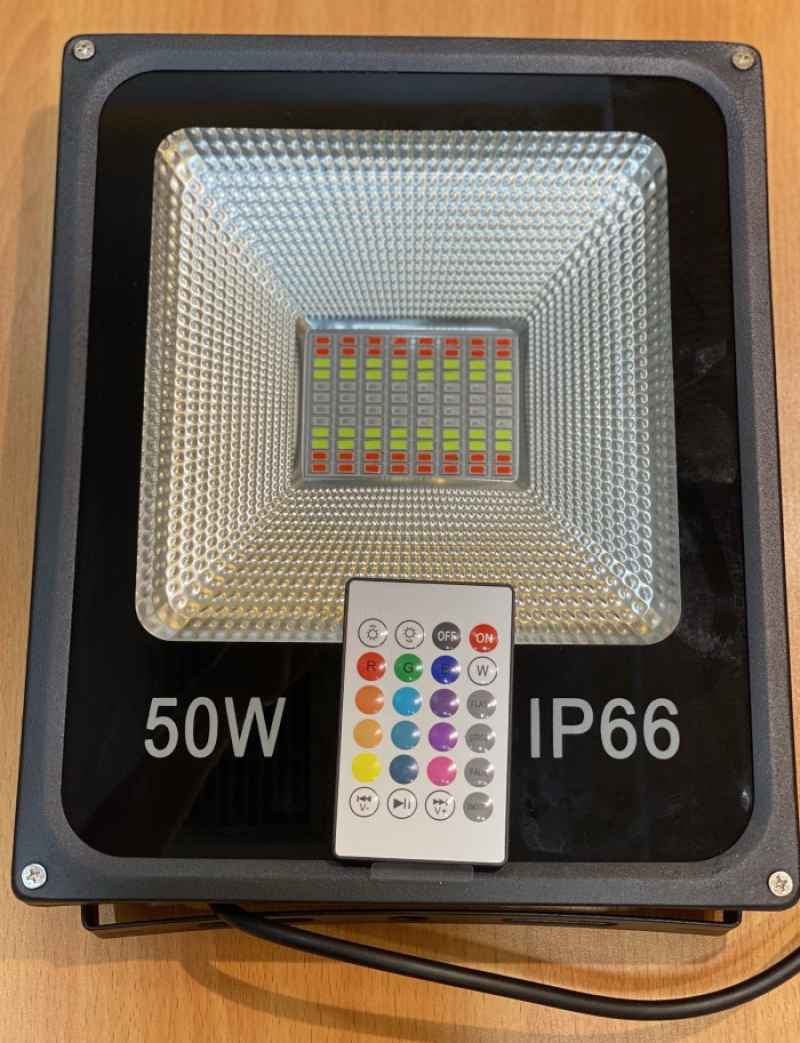 Promo Lampu Sorot Led 50 Watt 50w Rgb Led Panggung 50 W Warna Warni Rgb ...