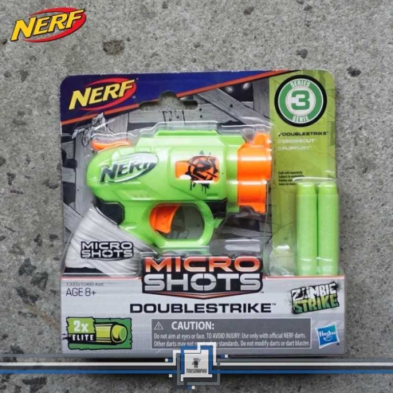 Promo Nerf Micro Shots Double Strike Zombie Strike Microshot Diskon 2% ...