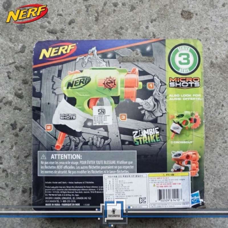 Promo Nerf Micro Shots Double Strike Zombie Strike Microshot Diskon 2% ...
