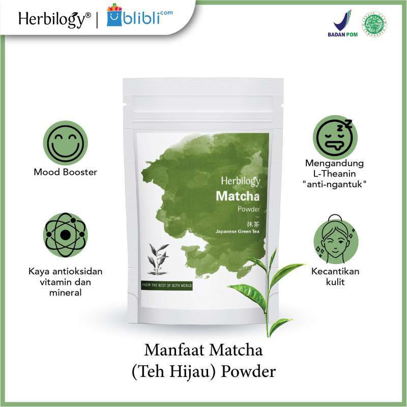 Promo Whs - Herbilogy Matcha Powder (100 G) Diskon 75% Di Seller ...