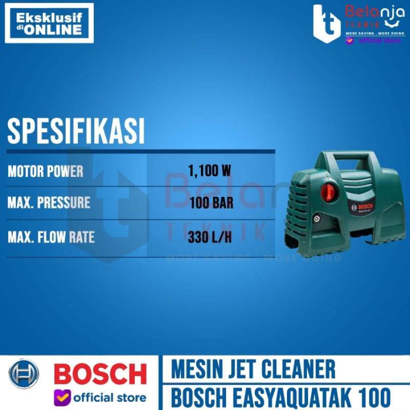 Promo Bosch Jet Cleaner Aquatak 100 1200 W + Degree Gun Trigger 360 100 ...