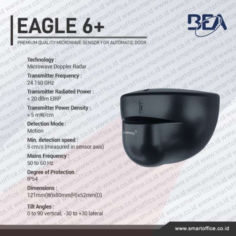 Promo Microwave Sensor Eagle 6+ Bea For All Automatic Door Premium ...