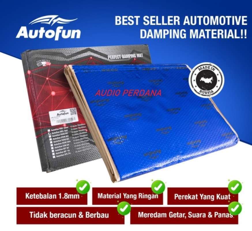Promo Paket Peredam Mobil Autofun Auto Fun Blue 1.8 Mm & Nk-18 Medium ...