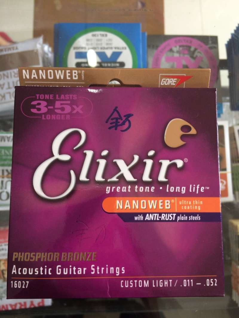 Promo Senar Fitar Elixir Akustik Diskon 23% Di Seller Melodiya Store ...