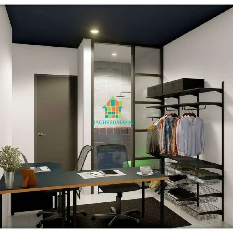 Jual Ruang Kerja Design Interior I Bedroom Working Space Layout I 3d ...