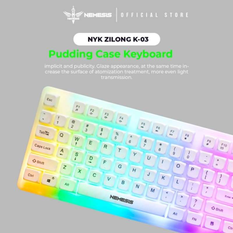 Promo 100% Produk Ori Keyboard Gaming Nyk Nemesis Wired Membrane ...