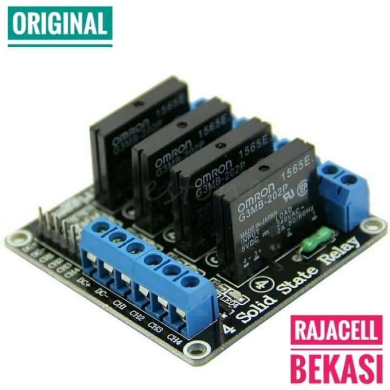 Promo Ssr Solid State Relay Module 4 Channel 5v Dc High Level For ...