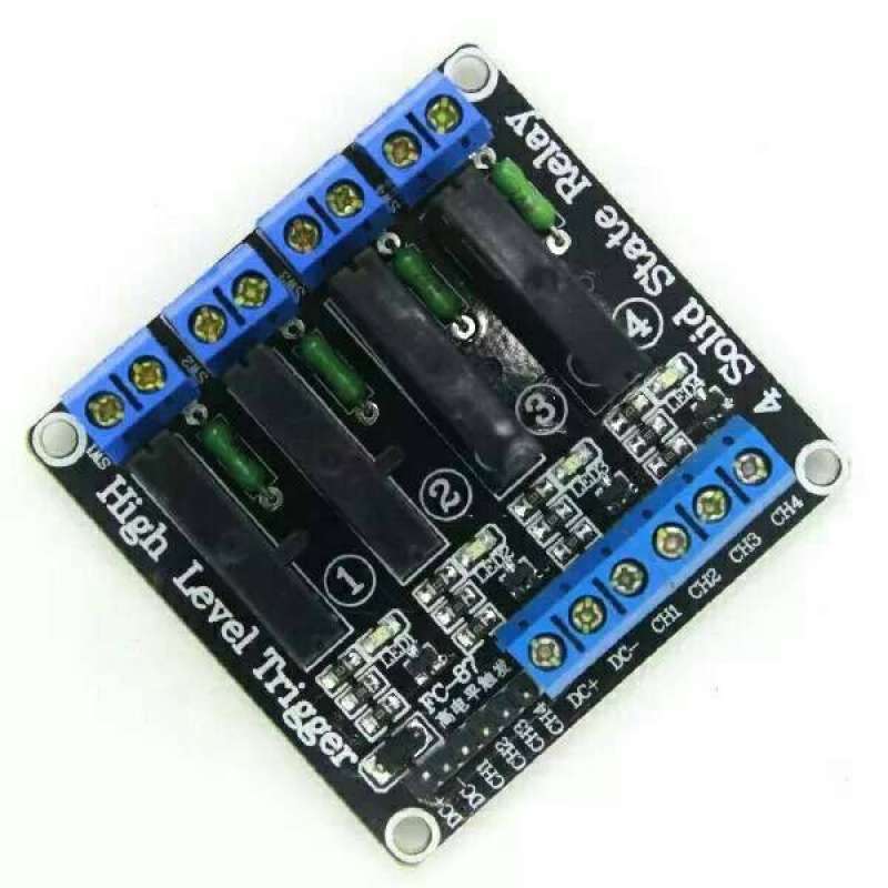 Promo Ssr Solid State Relay Module 4 Channel 5v Dc High Level For ...