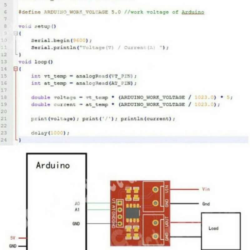 Promo Arduino Voltage And Current Sensor Sensor Arus Dan Tegangan Arduino Diskon 23 Di Seller 