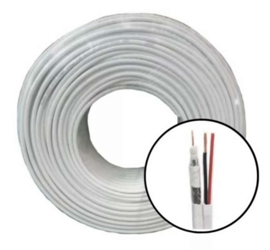 Jual Kabel Cctv Rg59 Plus Power 2dc 100meter Merek Anbo Putih Kamera ...