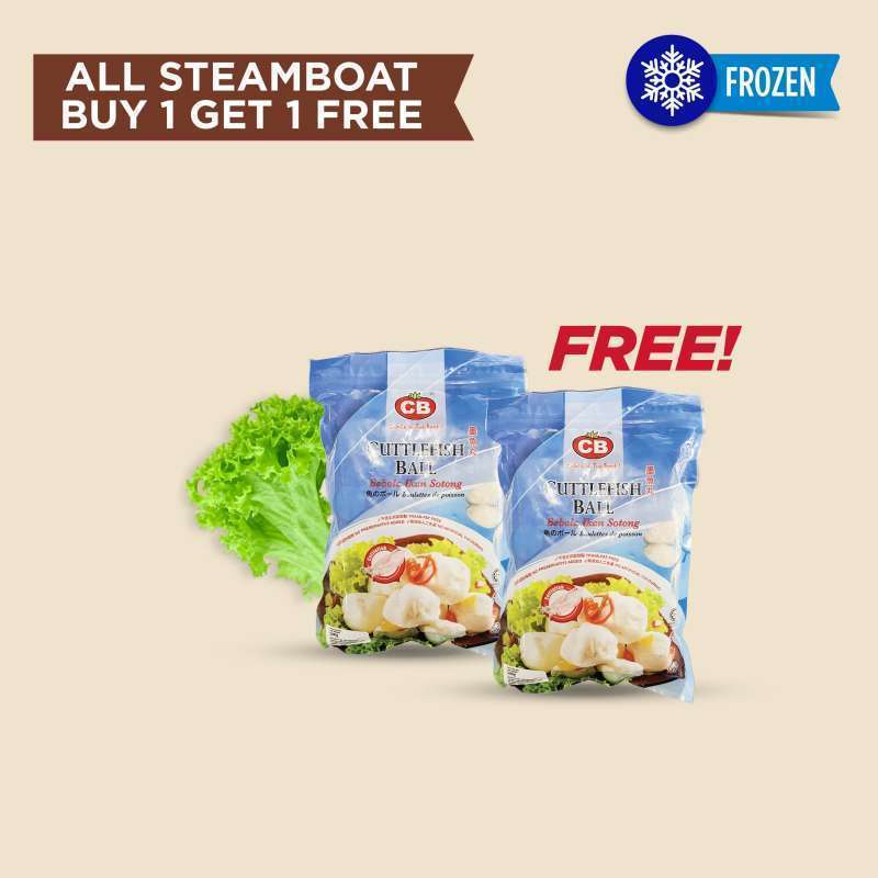 Promo Buy 1 Get 1 Free Cb Cuttlefish Ball 500 Gr Diskon 50% Di Seller ...