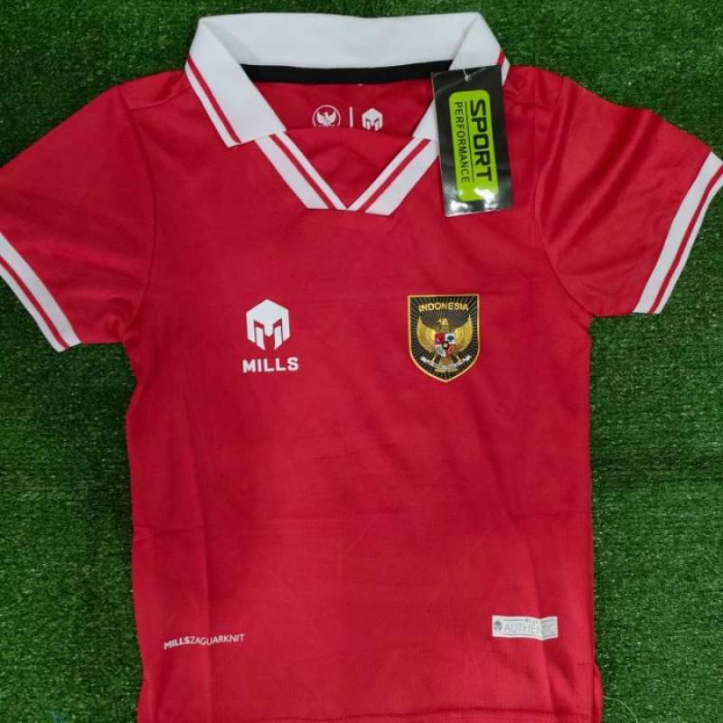 Jual Jersey Timnas Kids Version Mills 2022-2023 - 22 Home + Nameset Di ...